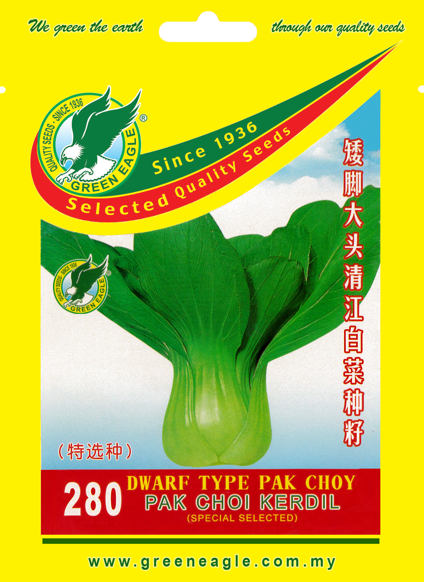280 Dwarf Type Pak Choy – Green Eagle Seeds
