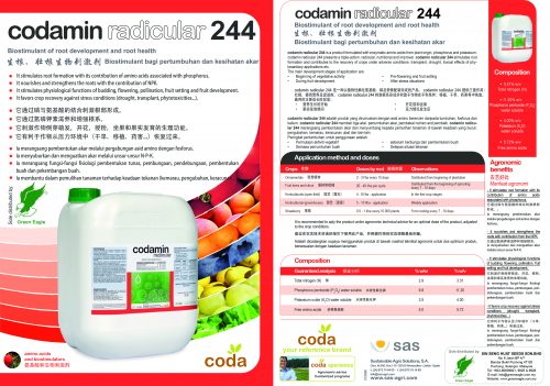codamin radicular 244 - Green Eagle Seeds